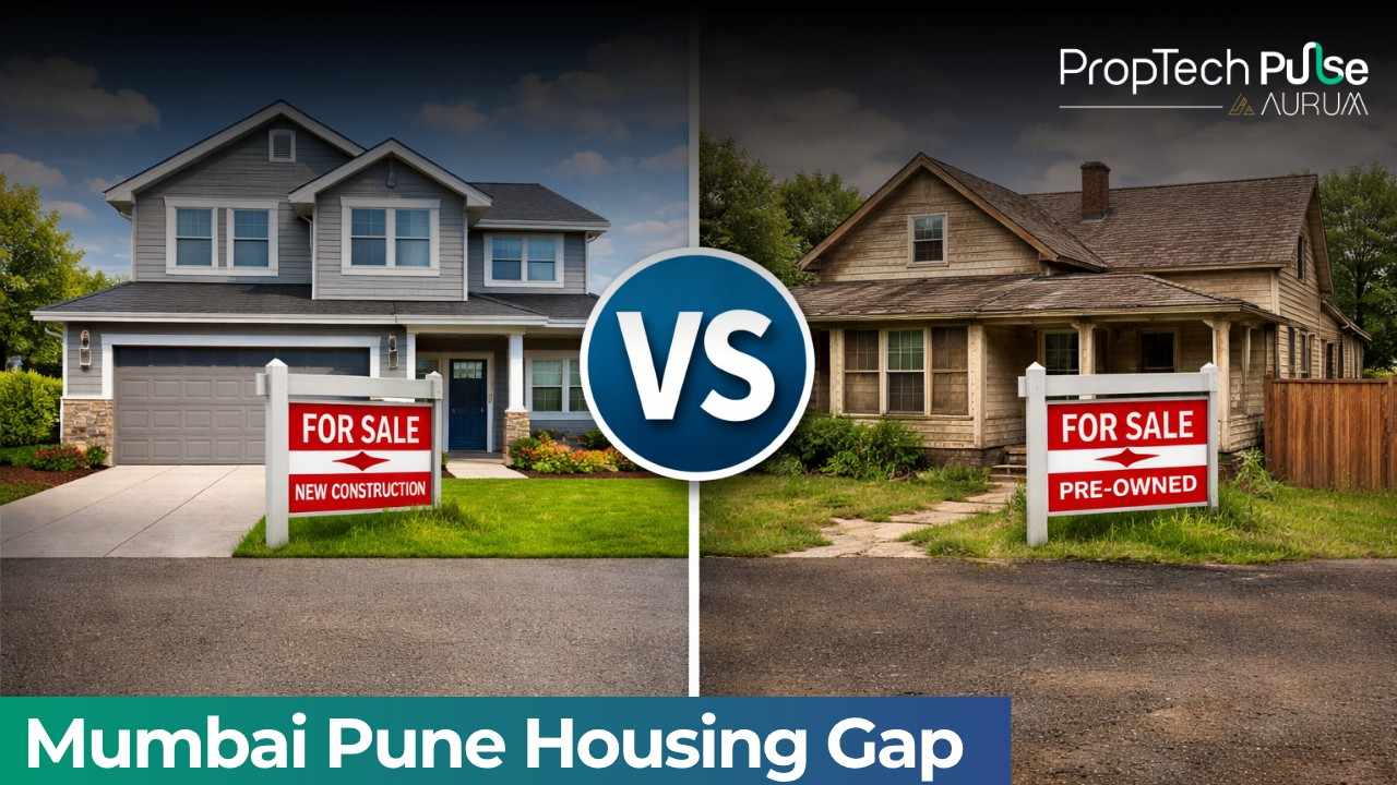 New vs Resale Homes Price Gap